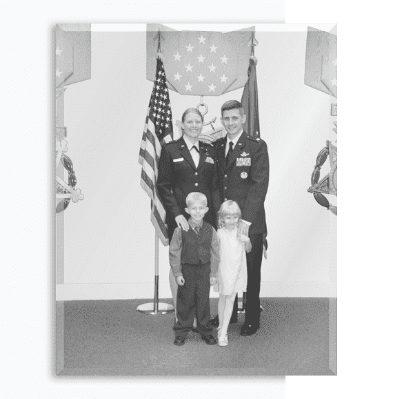 Personalized Military Retirement Mirrors - Honor Service